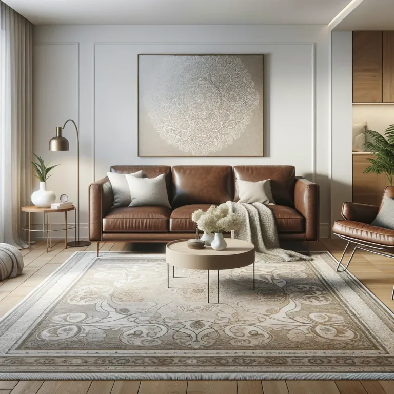 30 Perfect Rug Matches for Brown Couches: A Visual Guide