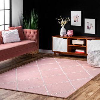 Pink and White Area Rugs: Best Designs and Ideas of 2021 - Homely Rugs