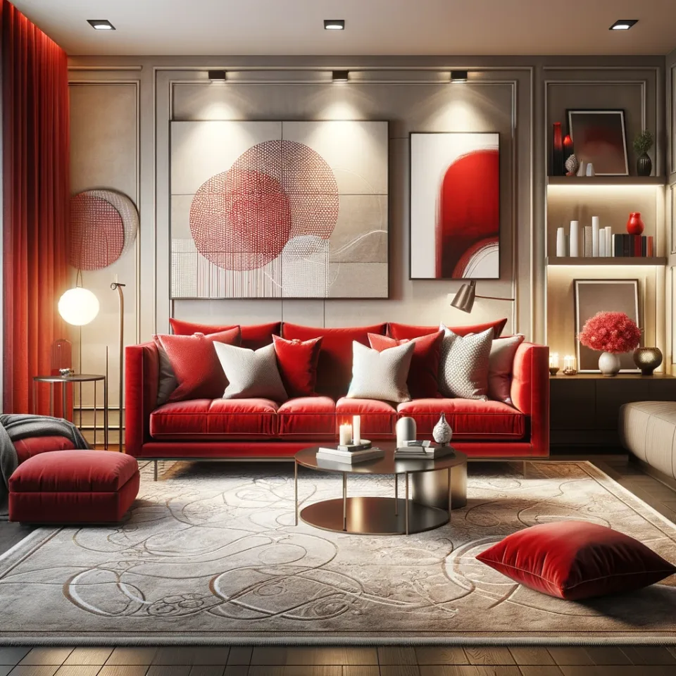 13 Rug Ideas for Red Couches with Pictures