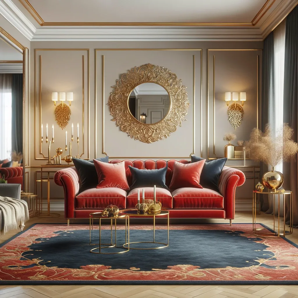 13 Rug Ideas for Red Couches with Pictures