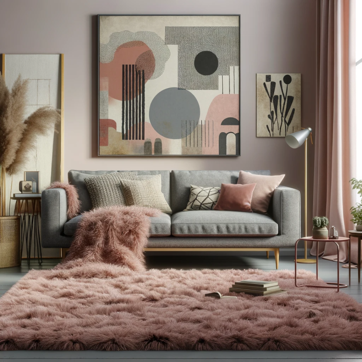 20 Rug Color Ideas for Gray Couches with Interior Photos