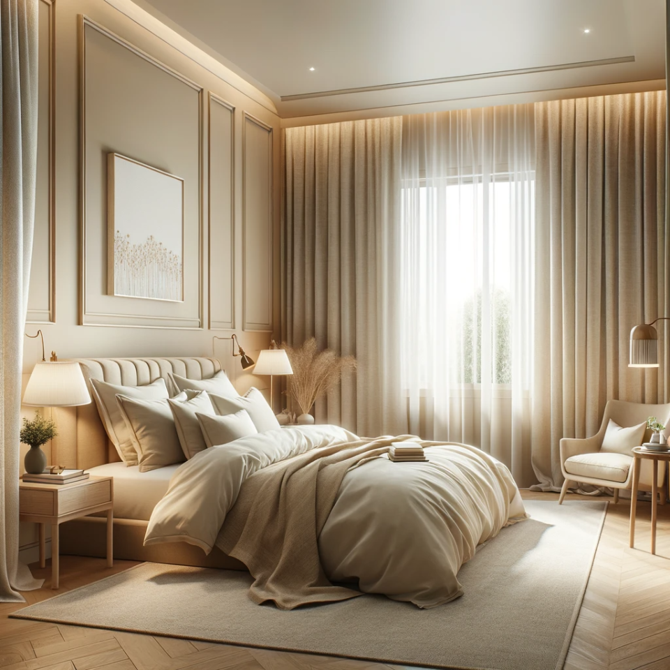 12 Captivating Curtain Choices to Enhance Beige Walls