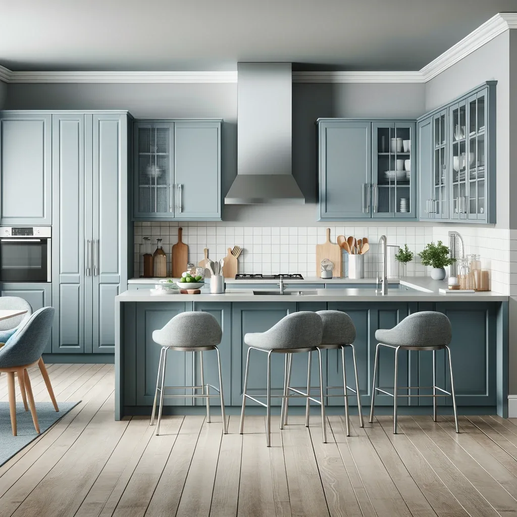 13 Cabinet Colors Ideas for Kitchens with Gray Walls