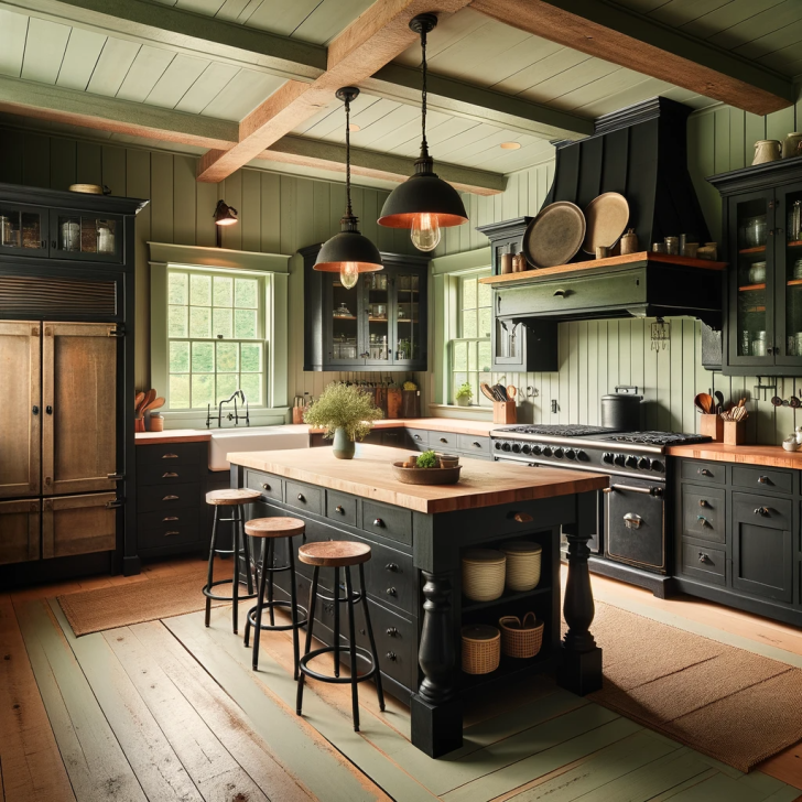 14 Impressive Wall Colors to Elevate Black Kitchen Cabinets