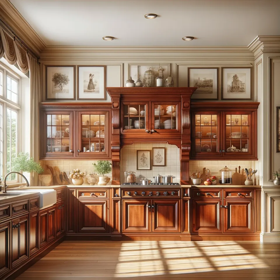 7 Wall Colors to Complement Cherry Kitchen Cabinets