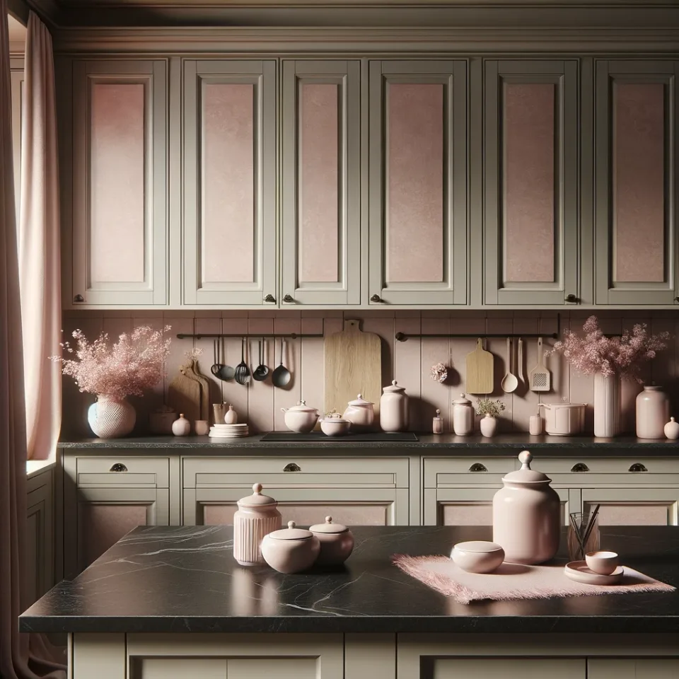 14 Kitchen Cabinet Color Ideas for Black Granite Countertops