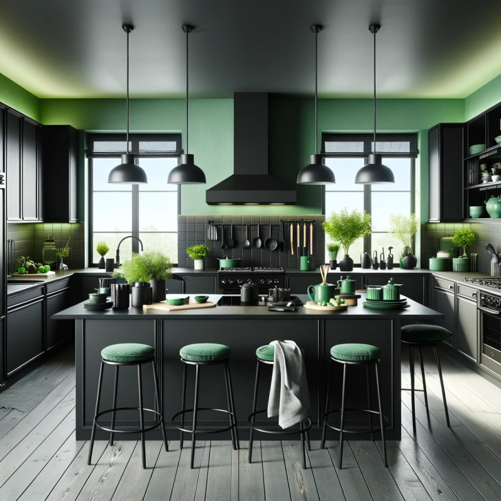 14 Impressive Wall Colors to Elevate Black Kitchen Cabinets