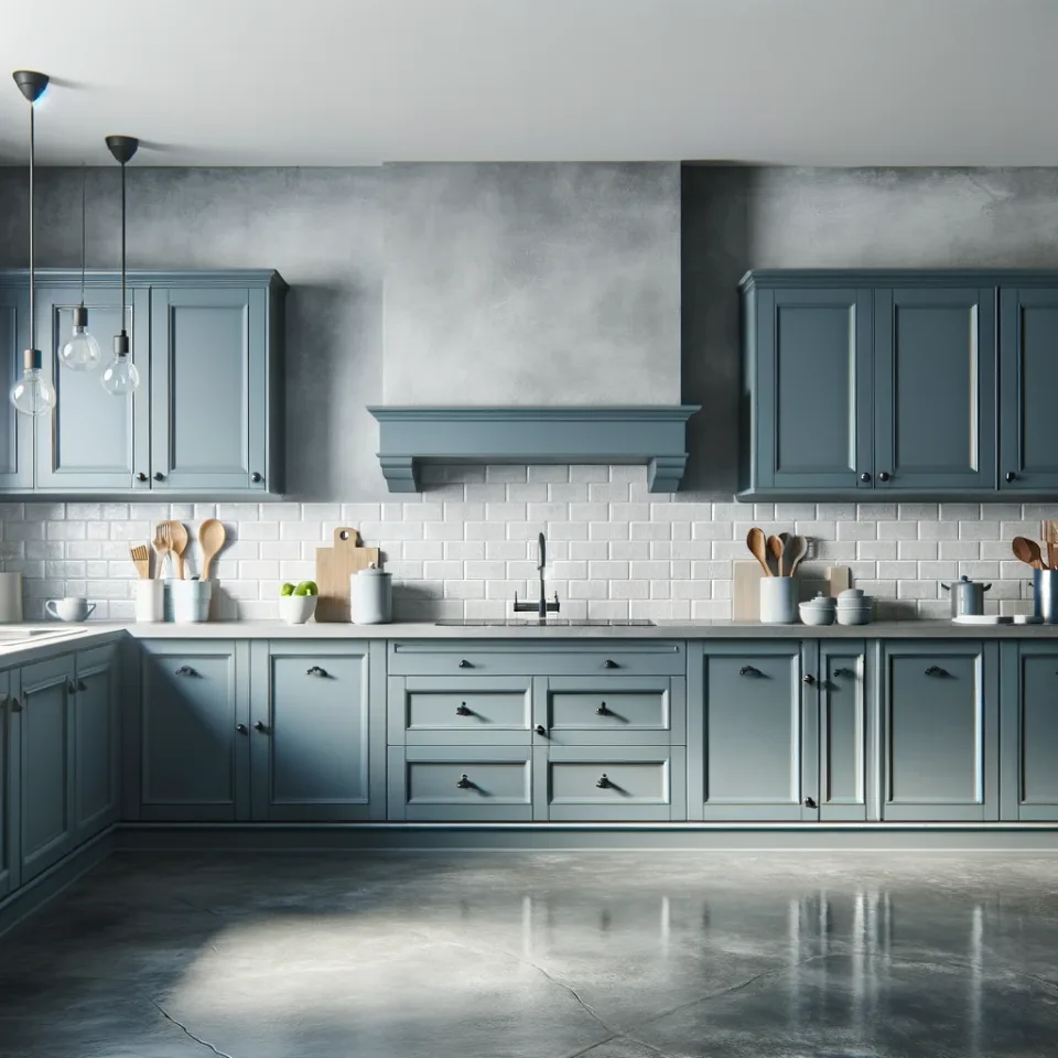 10 Kitchen Cabinet Color Ideas with Gray Floors