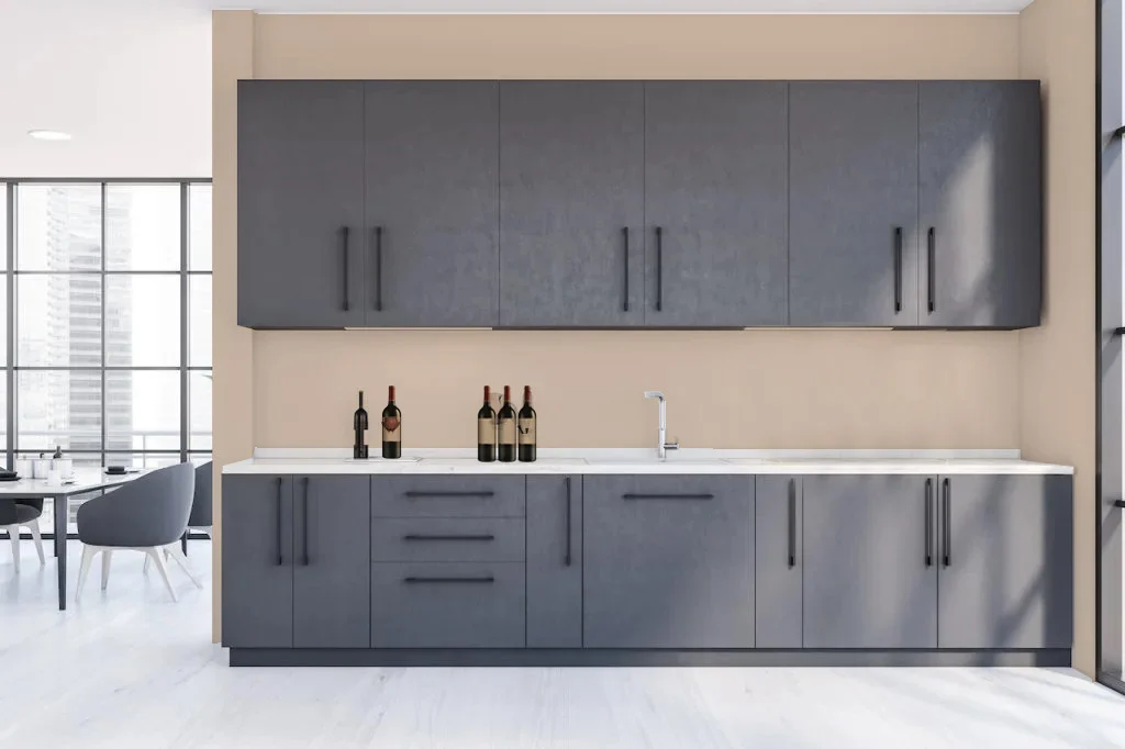 14 Ideal Wall Colors for Gray Kitchen Cabinets