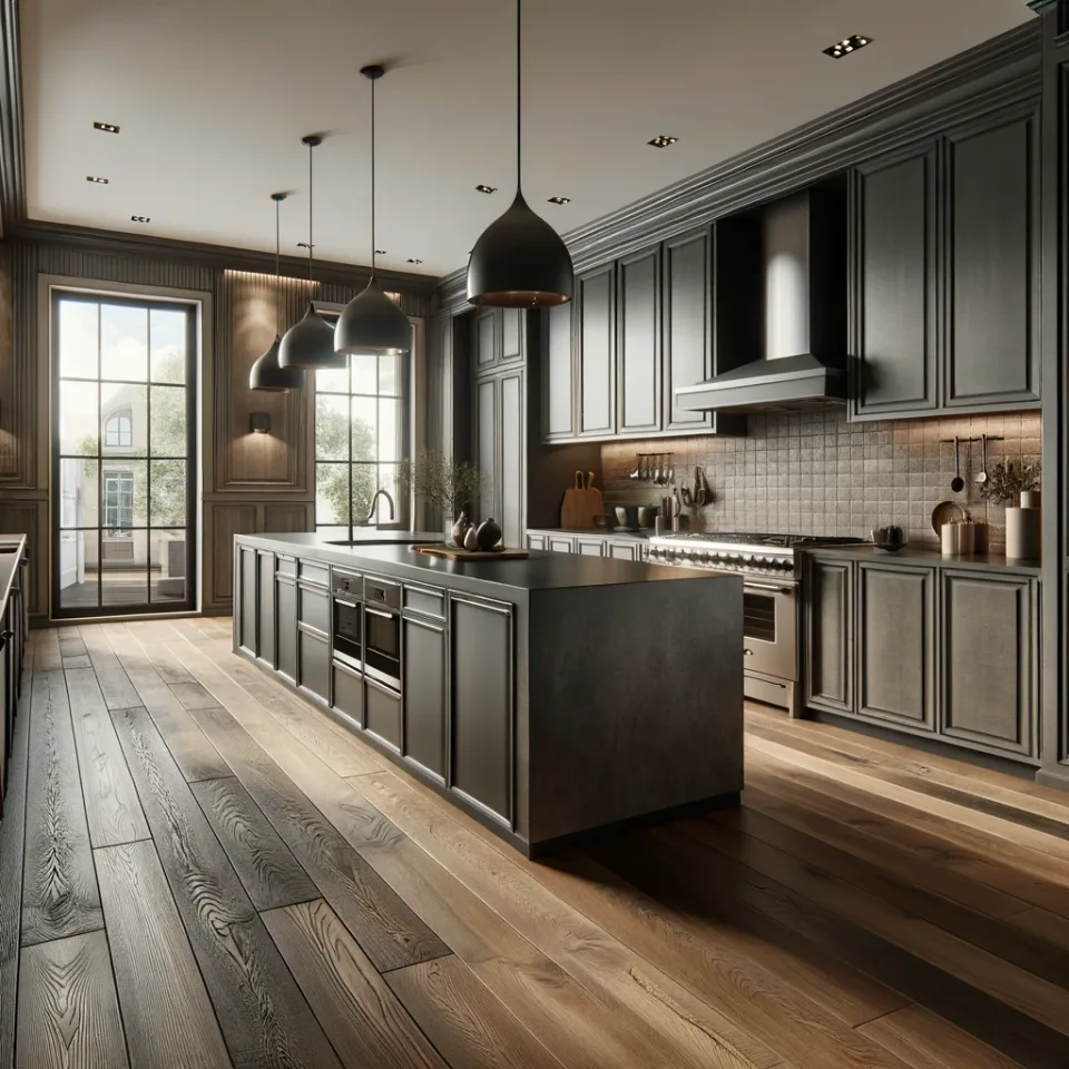 Top 12 Flooring Options to Complement Dark Kitchen Cabinets