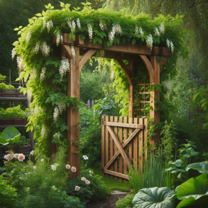 23 Beautiful and Unique Garden Arbor Arch Ideas and Designs
