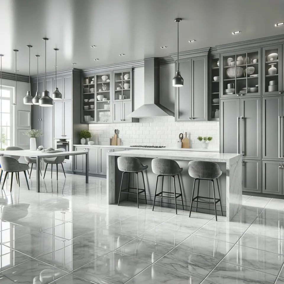 10 Ideal Flooring Options to Pair with Gray Kitchen Cabinets