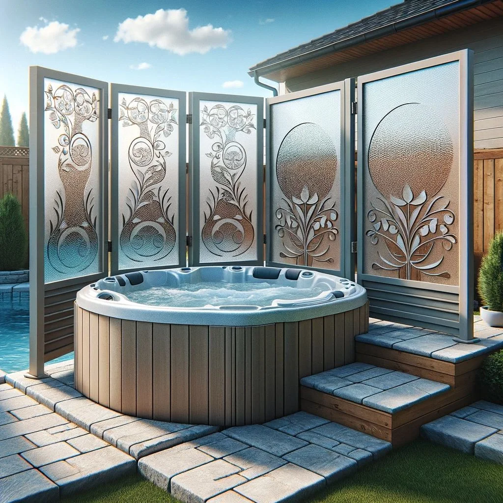 21 Backyard Hot Tub Privacy Ideas with Night Sky Views